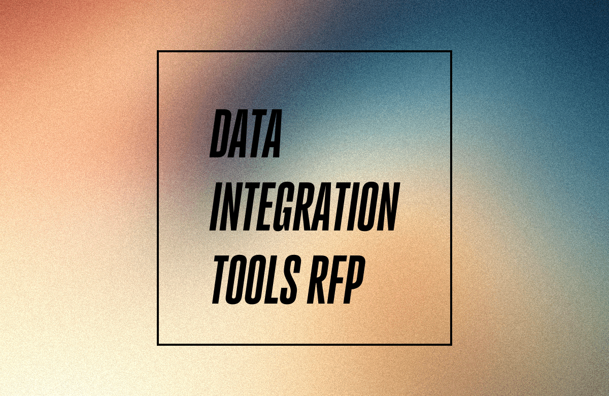 How to Write a Data Integration Tools RFP