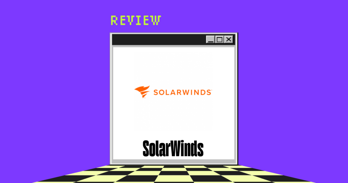 SolarWinds Review 2026: Key Features, Pros, Cons, and Pricing